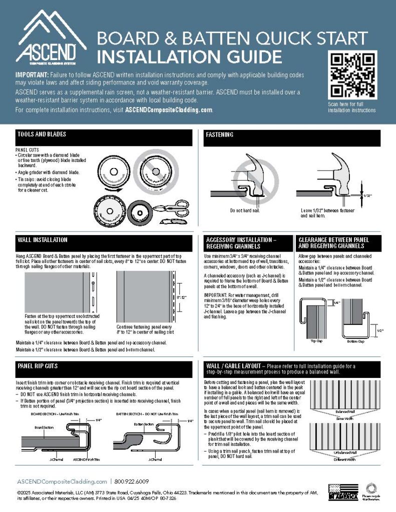 Installation Resources - Ascend Composite Cladding